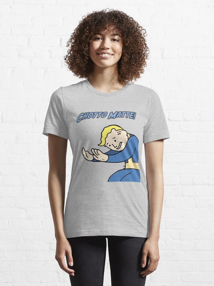 "Fallout Vault Boy - Chotto Matte!" T-shirt by HarmooAlex | Redbubble