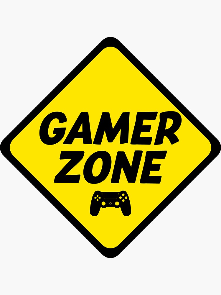 "Gamer Zone" Sticker by artistkalpesh | Redbubble