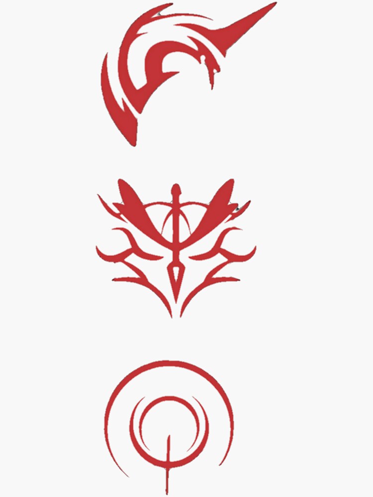 "fate symbols" Sticker for Sale by xose009 | Redbubble