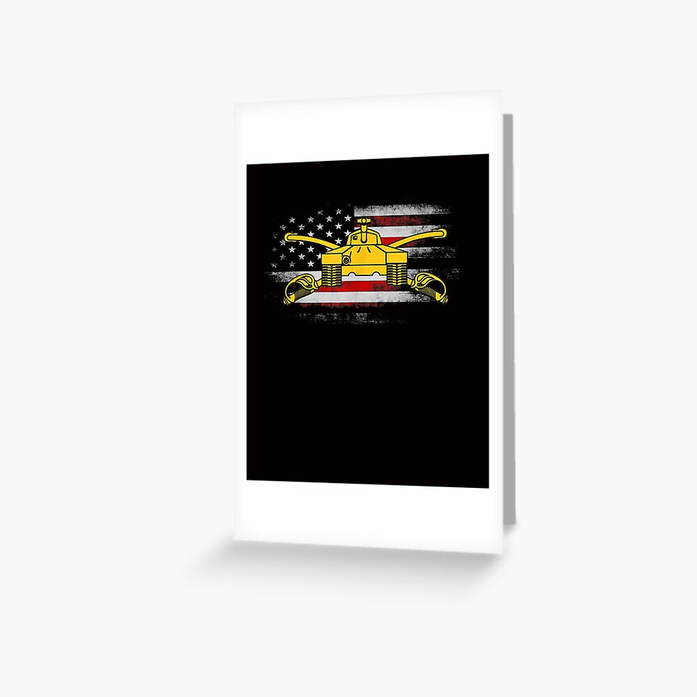 "Us-Army-Armor-Branch-Insignia-Military-Tank-Veteran-Tanker" Greeting ...