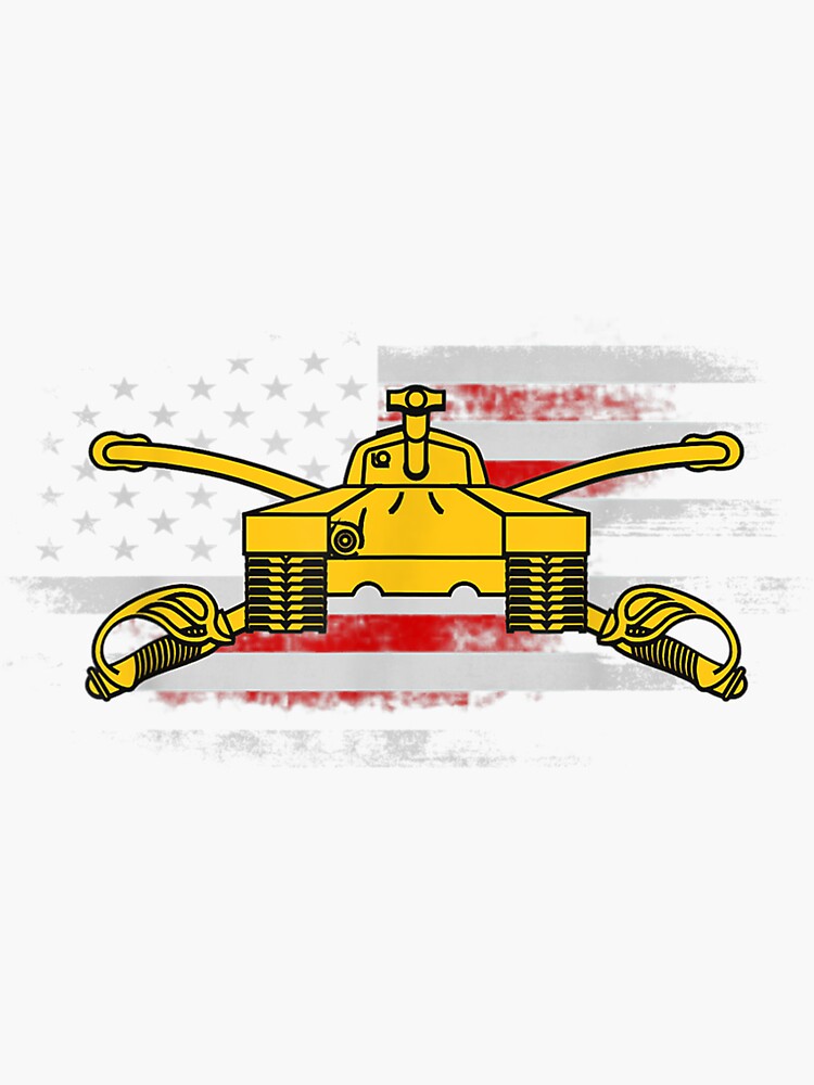 "Us-Army-Armor-Branch-Insignia-Military-Tank-Veteran-Tanker" Sticker ...