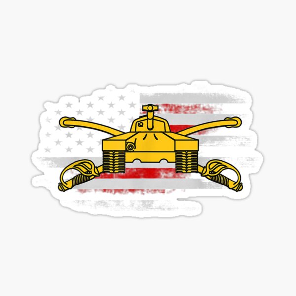 "Us-Army-Armor-Branch-Insignia-Military-Tank-Veteran-Tanker" Sticker ...