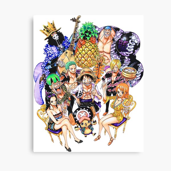Strawhat Crew Canvas Prints | Redbubble