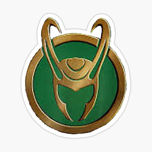 "Loki - Symbol" Sticker for Sale by rbontrager33 | Redbubble