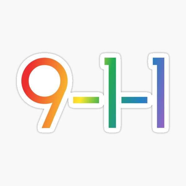 "9-1-1" Sticker for Sale by nerdspride | Redbubble