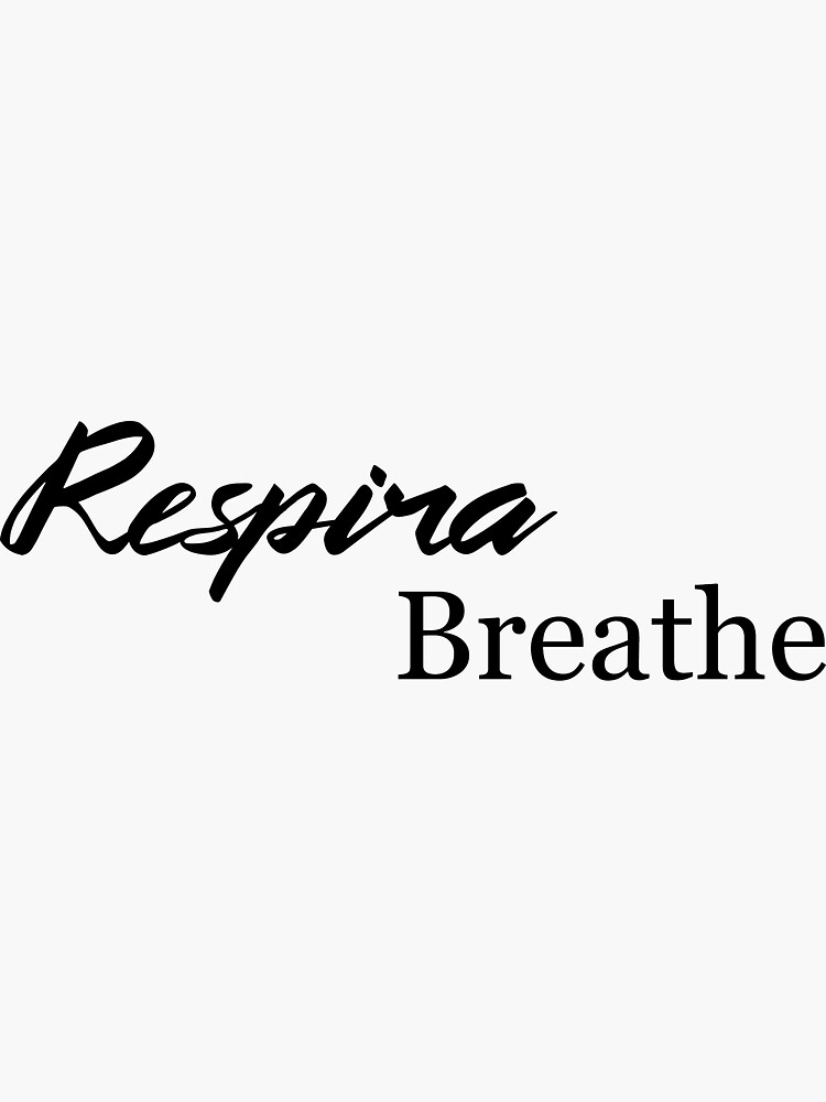 "Respira, Breathe; In the Heights; Nina Quote" Sticker for Sale by ...