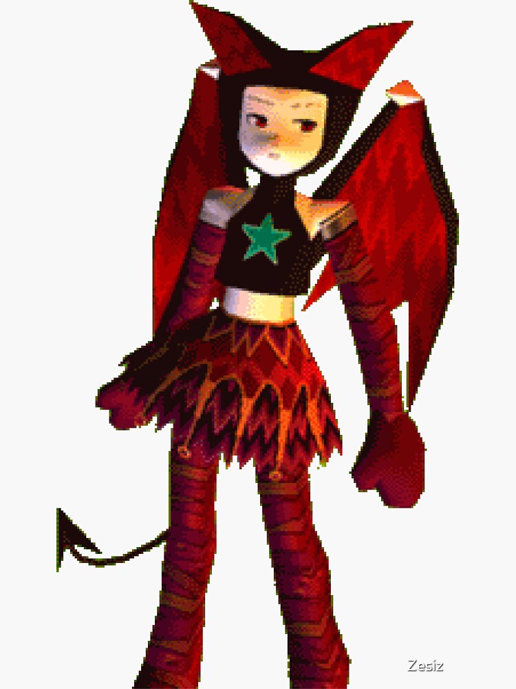 "Devil-Zukin ddr" Sticker for Sale by Zesiz | Redbubble