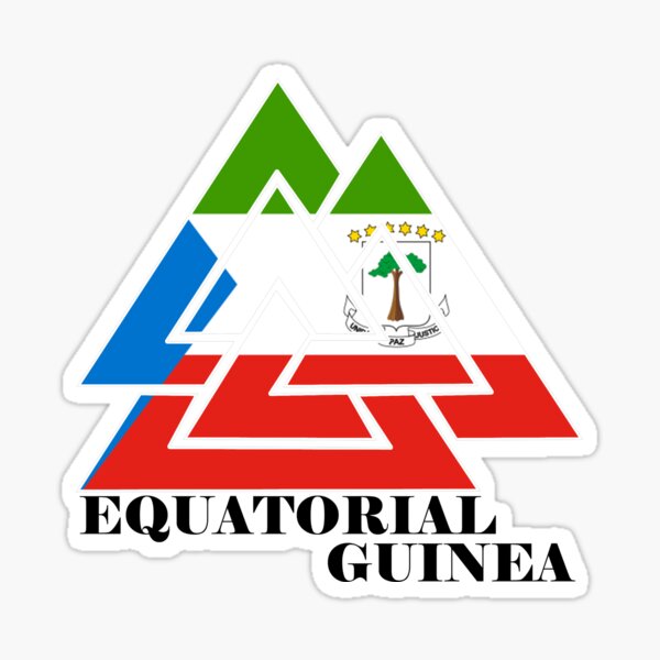 "Equatorial Guinea Emblem" Sticker for Sale by Gina-Driada | Redbubble