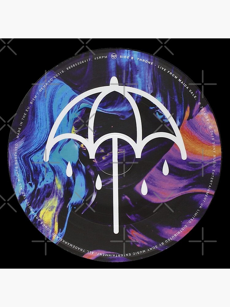 "BMTH Throne Maida Vale Single" Poster by alice-vam | Redbubble