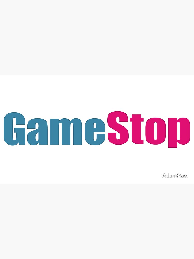 "Blue & Pink GameStop logo" Poster by AdamRael | Redbubble