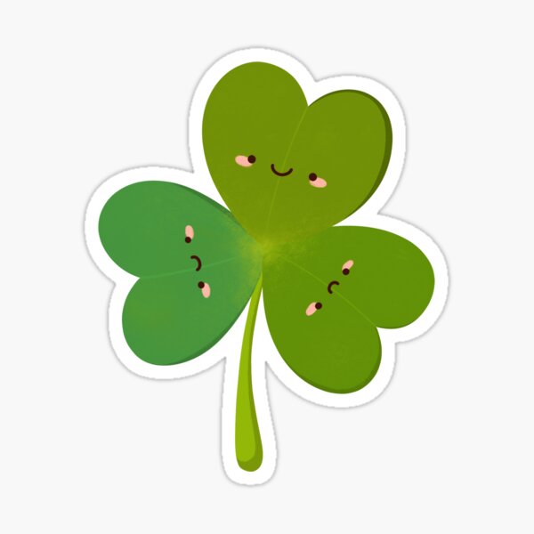 "Three Leaf Clover" Sticker by kaikaidraws | Redbubble