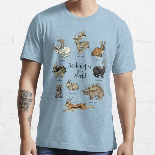 "Jackalopes of the World" T-shirt for Sale by lyndseygreen | Redbubble ...