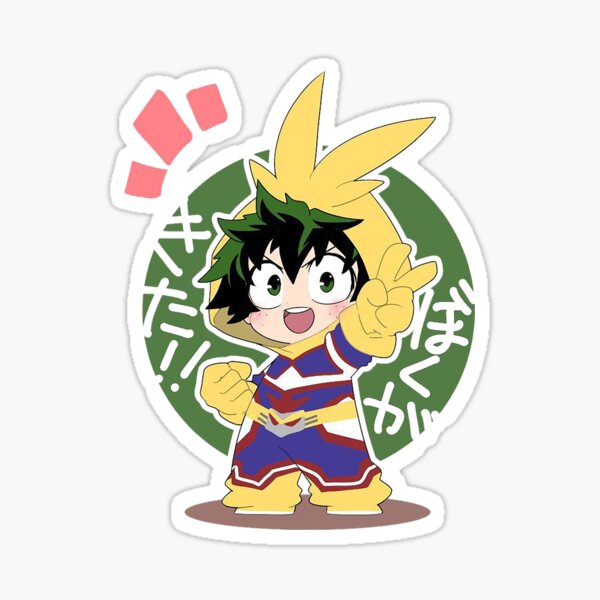 "My Hero Academia - Cute Deku - " Sticker for Sale by ZangoDesign ...