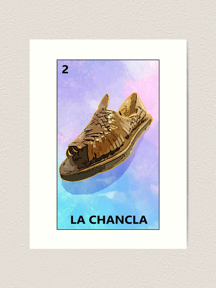 "LA CHANCLA" Art Print by xcharls1 | Redbubble