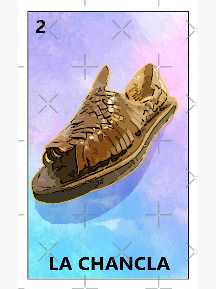 "LA CHANCLA" Sticker for Sale by xcharls1 | Redbubble