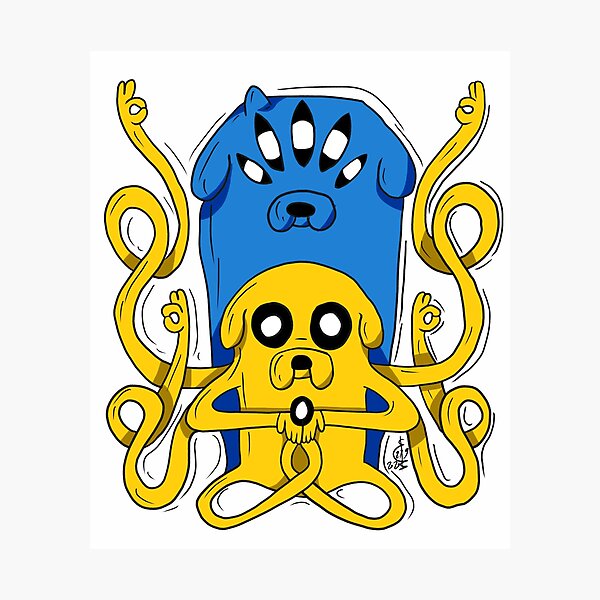 Jake Stretching Adventure Time