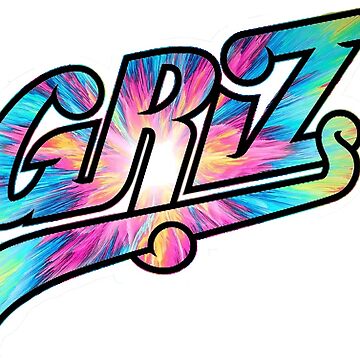 "GRiZ Logo- Rainbow Tie-Dye Print" Sticker for Sale by arishatz | Redbubble