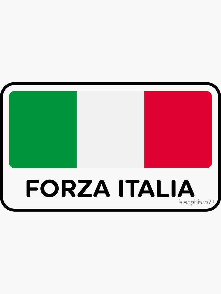 "Forza Italia Squadra Azzurra Soccer Fan Merchandise Sports Gift Idea ...
