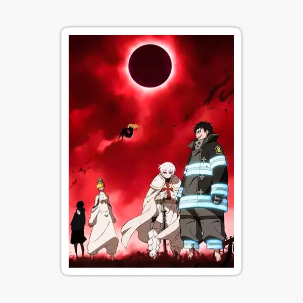 "enen no shouboutai manga fire force" Sticker for Sale by altahiller ...