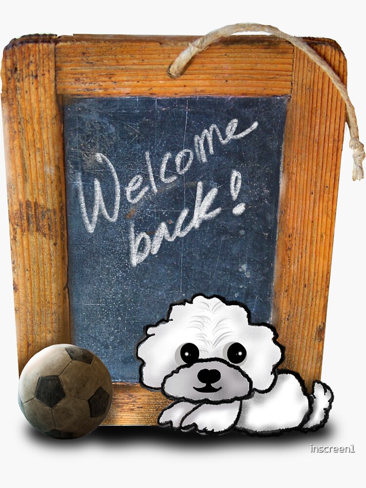 "Welcome back" Sticker for Sale by inscreen1 | Redbubble