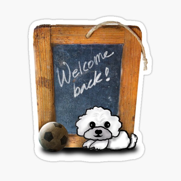 "Welcome back" Sticker for Sale by inscreen1 | Redbubble
