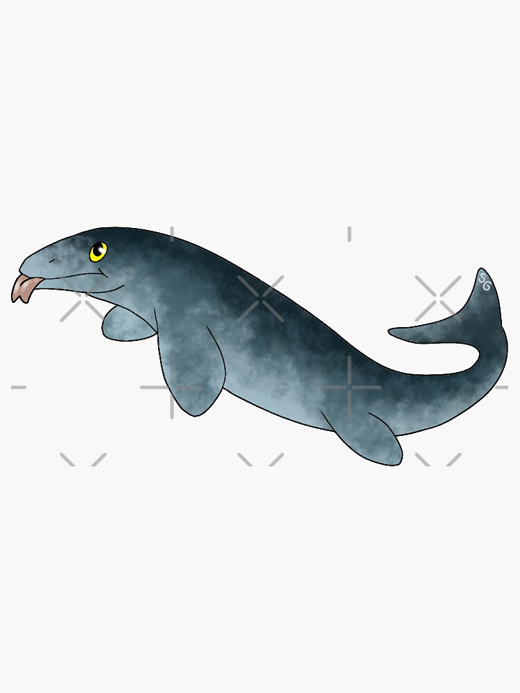 "Cute Mosasaurus" Sticker for Sale by saradrawspaleo | Redbubble