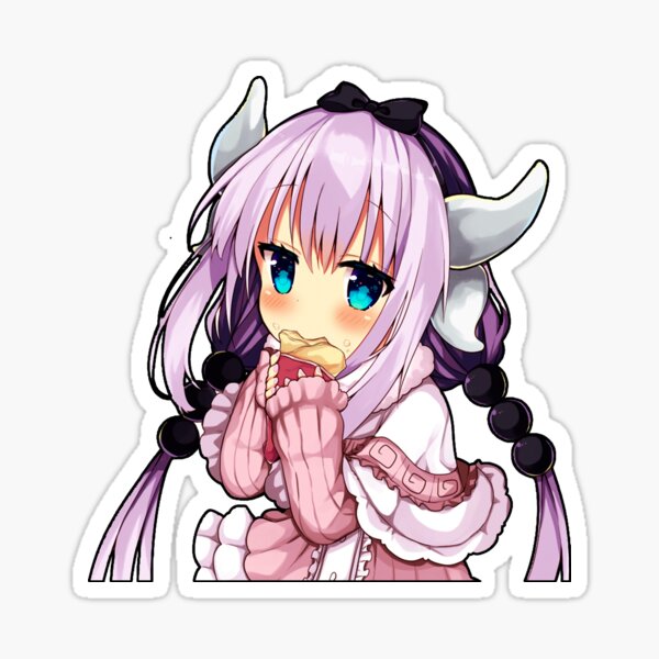 "Kanna-chan" Sticker for Sale by liviaflavyanne | Redbubble