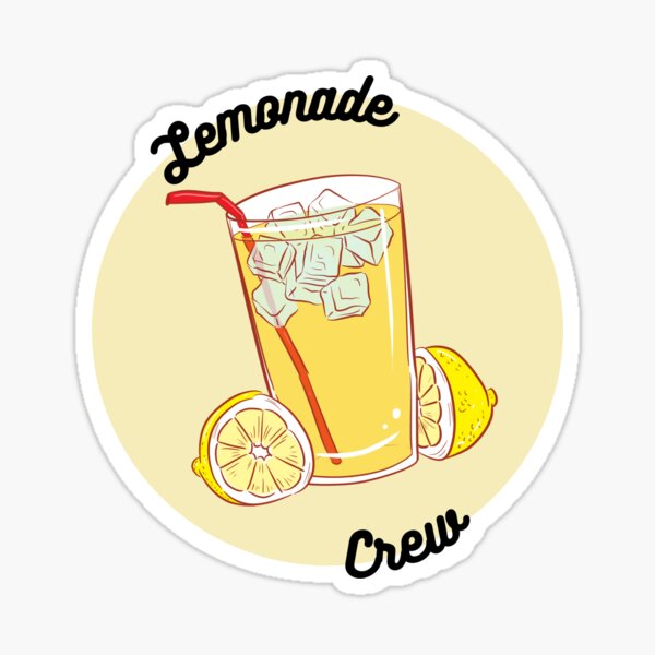 "Lemonade crew" Sticker for Sale by Bubmledesigns | Redbubble