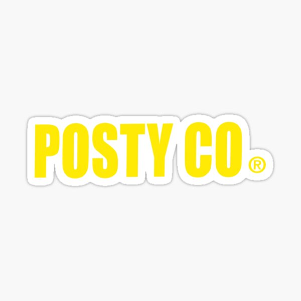 "POSTY CO" Sticker for Sale by IsaacPierpont | Redbubble