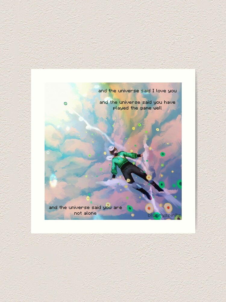 "Dream with Minecraft End Poem" Art Print for Sale by blurryspirits ...