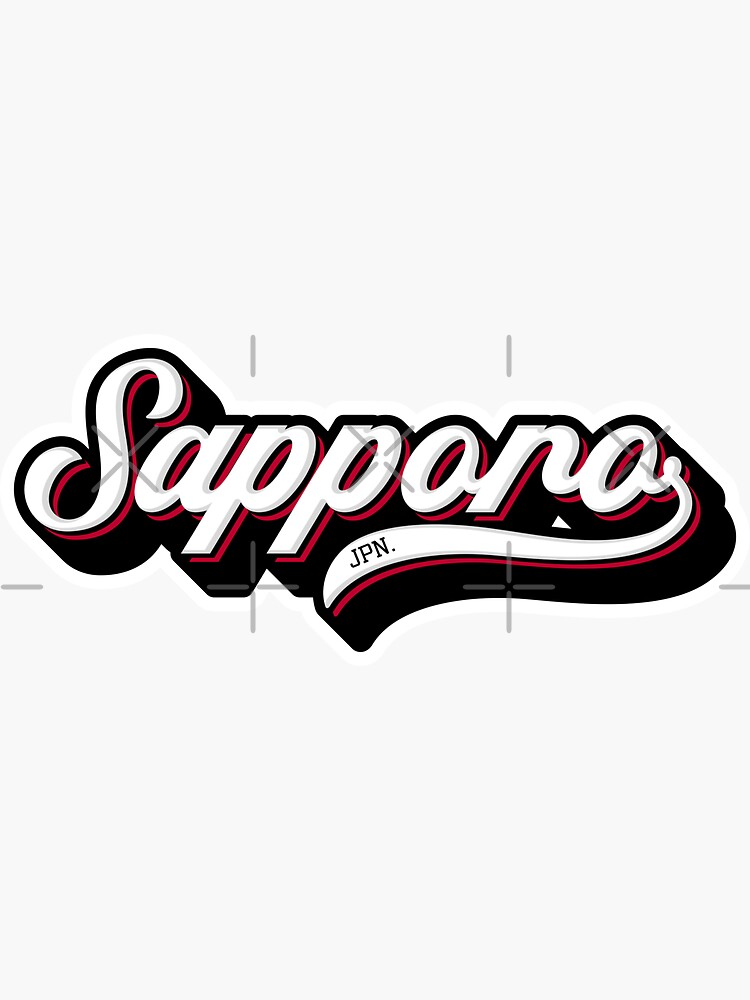 "Sapporo Japan" Sticker for Sale by creativecaveman | Redbubble