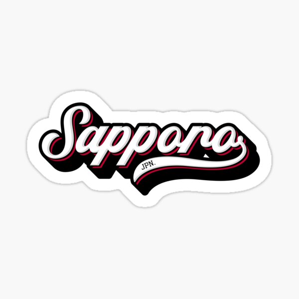 "Sapporo Japan" Sticker for Sale by creativecaveman | Redbubble