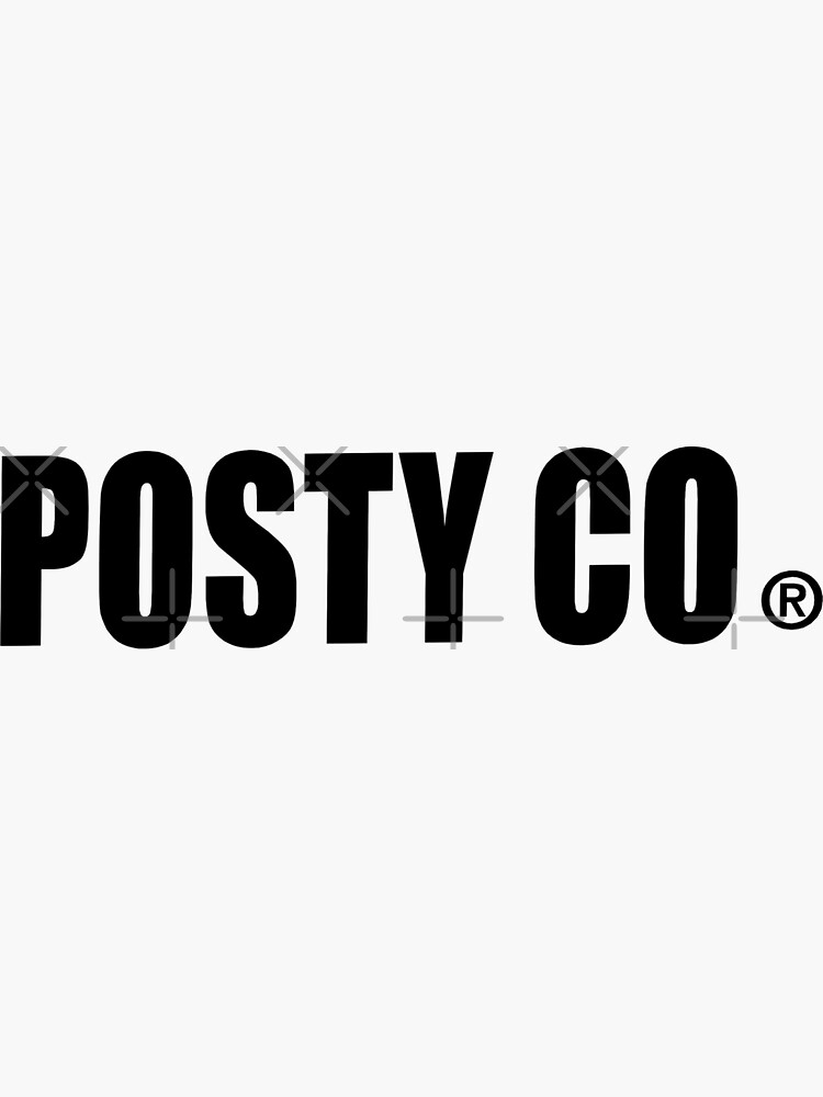 "POSTY CO" Sticker for Sale by IsaacPierpont | Redbubble