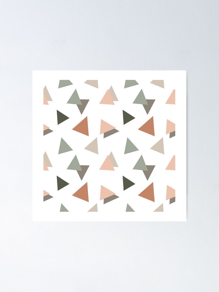 "Geometry Triangle Minimal Pastel | Triangle Abstract Minimal pastel ...