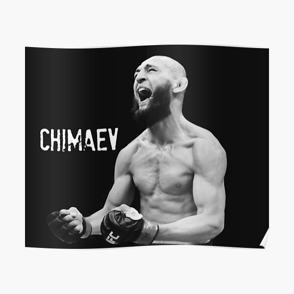 "Chimaev" Poster for Sale by Daviscoatings | Redbubble