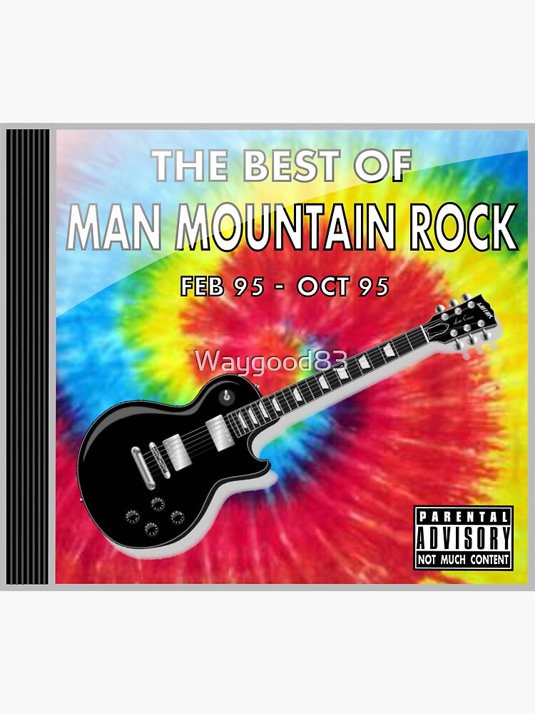 "Man Mountain Rock wrestling" Sticker for Sale by Waygood83 | Redbubble