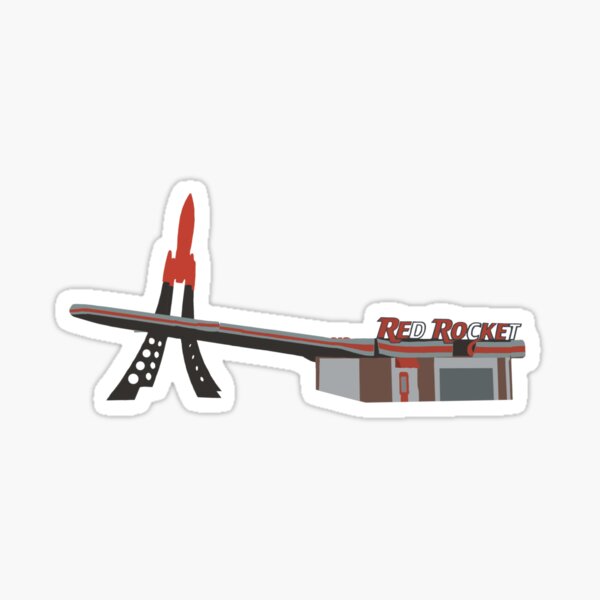 "Fallout - Red Rocket" Sticker for Sale by italiantacos | Redbubble