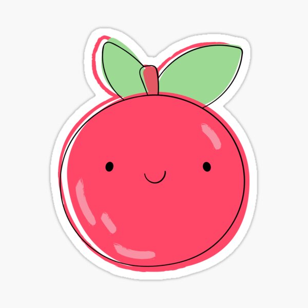 "pink plum sticker" Sticker for Sale by StickerLadies | Redbubble