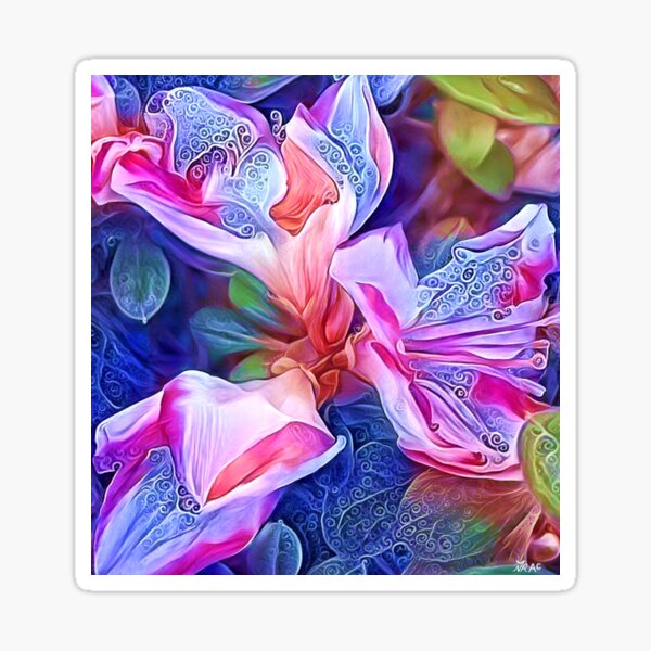 "Crimson Swizzle " Sticker for Sale by Draculart | Redbubble