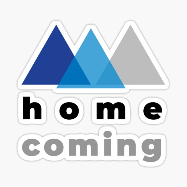 "Home coming" Sticker for Sale by GlobalDesignIbk | Redbubble
