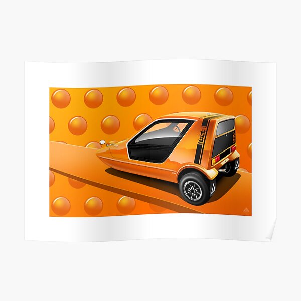 "Poster artwork - Bond Bug" Poster by RJWautographics | Redbubble