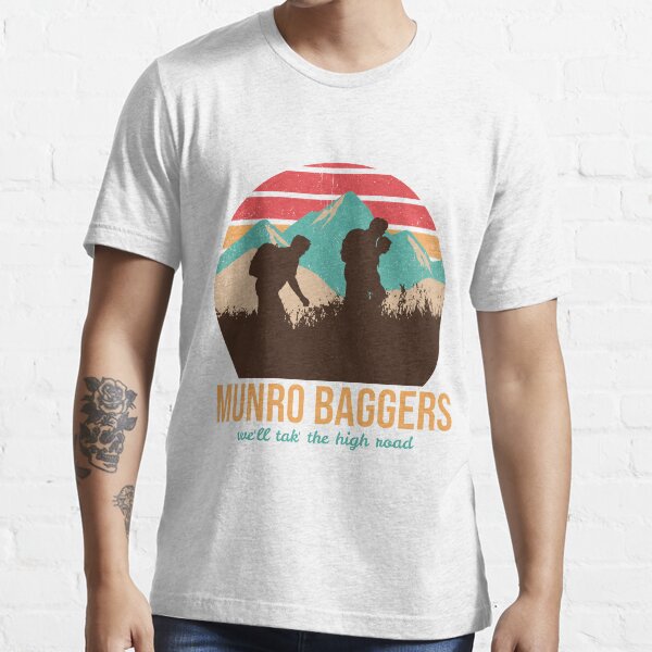 "Munro Baggers Scotland Design" T-shirt for Sale by BananaThread ...
