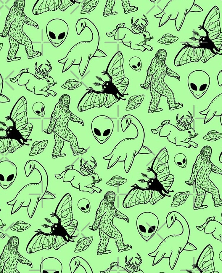 "cryptid, pattern 4" iPad Case & Skin for Sale by hachinanx | Redbubble