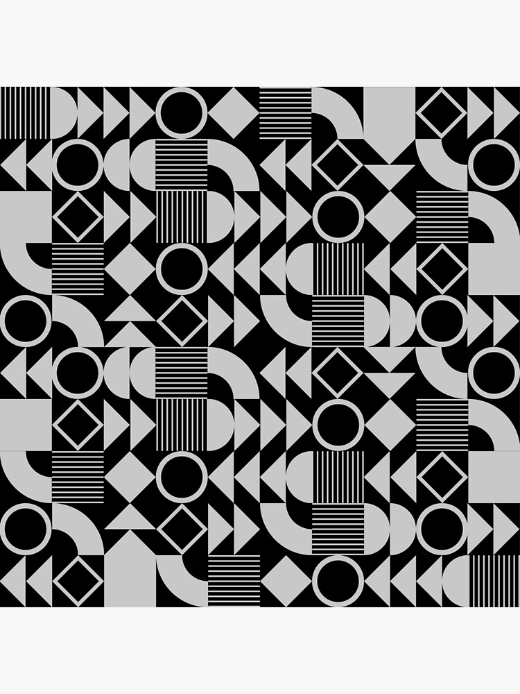 "Black and white shapes" Poster for Sale by ShyamDaniel | Redbubble