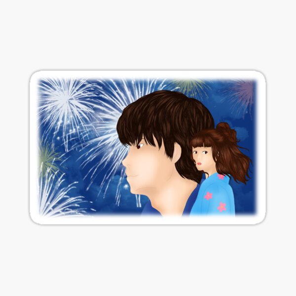 "Hanabi - はなび" Sticker for Sale by liajung | Redbubble