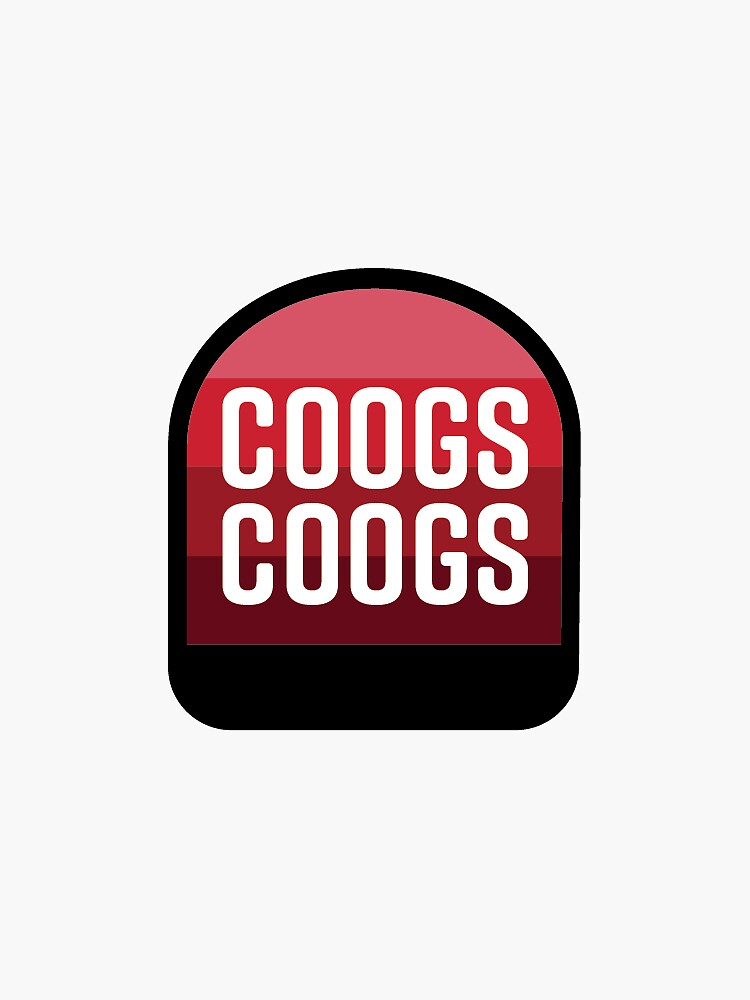 "COOGS COOGS" Sticker for Sale by arios99 | Redbubble