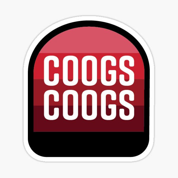 "COOGS COOGS" Sticker for Sale by arios99 | Redbubble