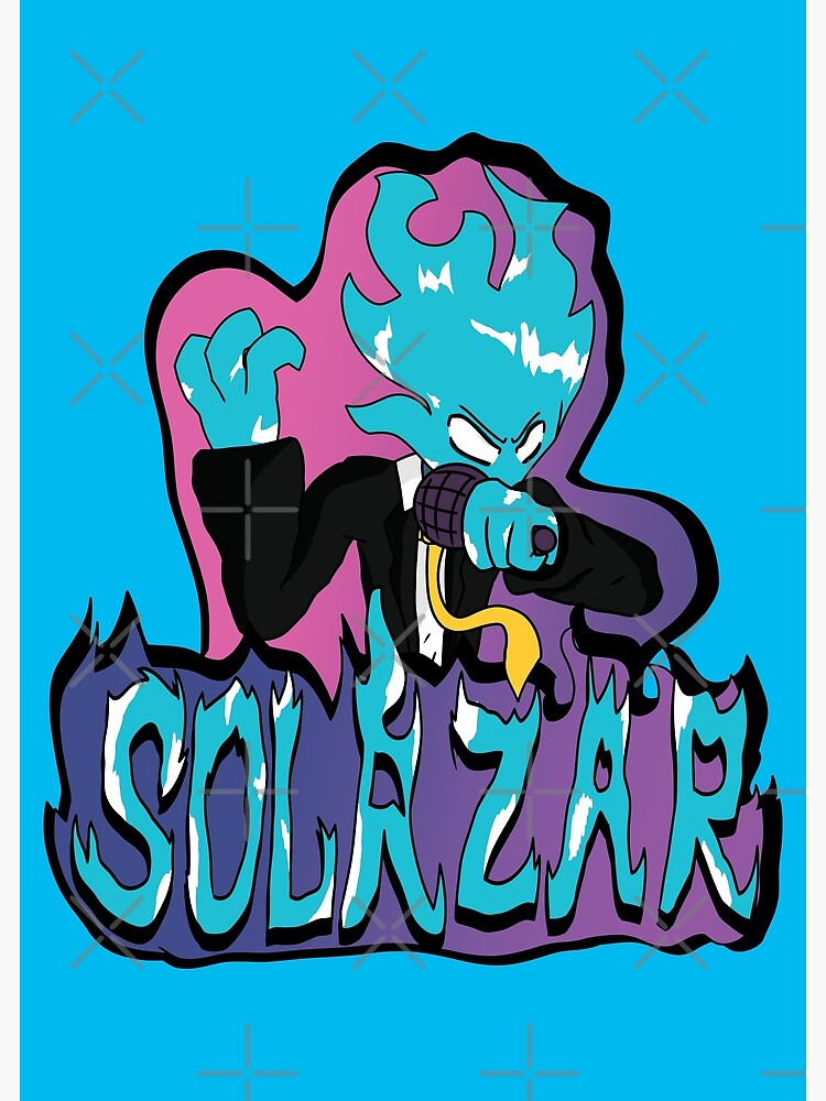 Lámina fotográfica «FnF mod personaje Solazar graffiti» de AbrekArt ...