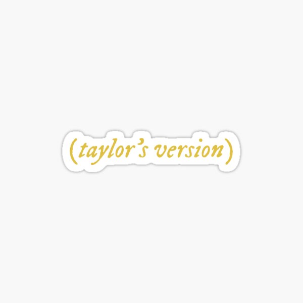 Taylor's Version Pink Neon Die-Cut Stickers Stickers, Labels & Tags ...