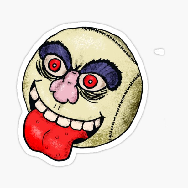 "Madballs screamin’ meemie" Sticker for Sale by Straw-hat-sheek | Redbubble